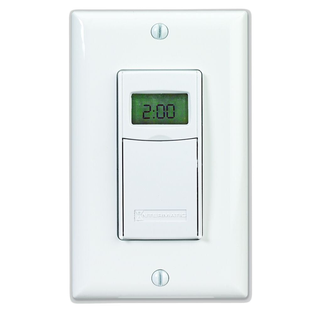 ST01 7-DAY HEAVY-DUTY PROGRAMMABLE TIMER, 120-277 VAC, 15A, WHITE INTE ...