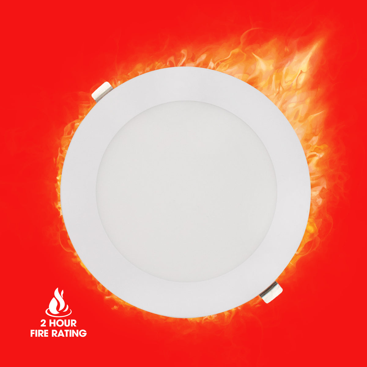 ORTECH FIRE RATED SLIM LED DIMMABLE DOWNLIGHT 6" , 15W, 1000LMN, SELEC ...