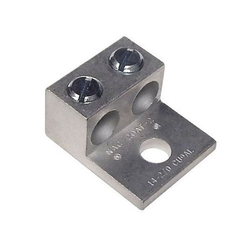 350 - #6 ONE HOLE MOUNT TWO CONDUCTOR ALUMINUM MECHANICAL LUG – Covalin ...