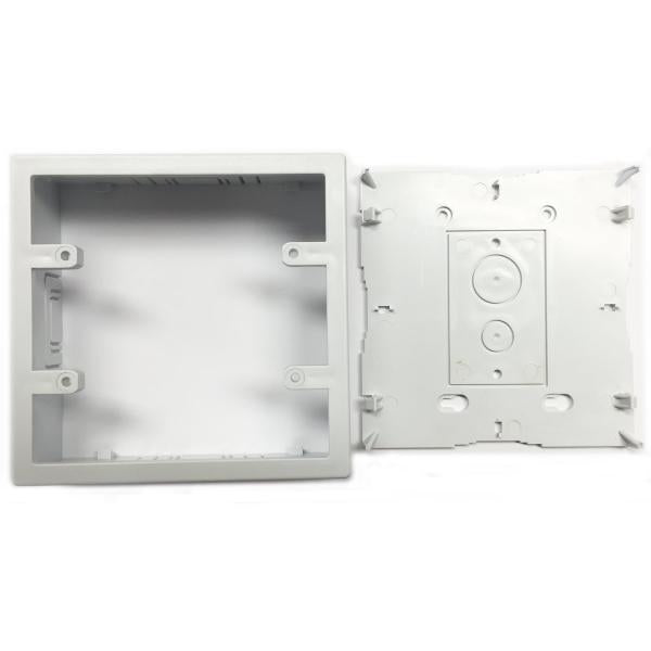 DUAL GANG RECESSED RACEWAY JUNCTION BOX - WHITE – Covalin Electrical Supply