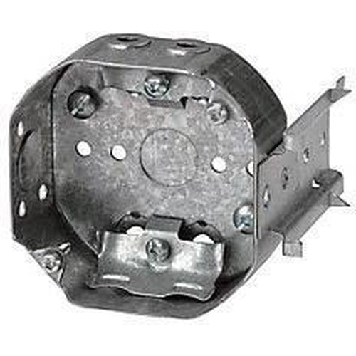 54151-LB - 1 1/2 DEEP CEILING OCTAGON BOX W/MTG. BRACKET CLAMPS ...