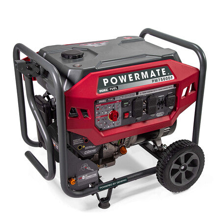 POWERMATE PM7500DF - 6000 WATT DUAL FUEL PORTABLE GENERATOR W/ CO-SENS ...