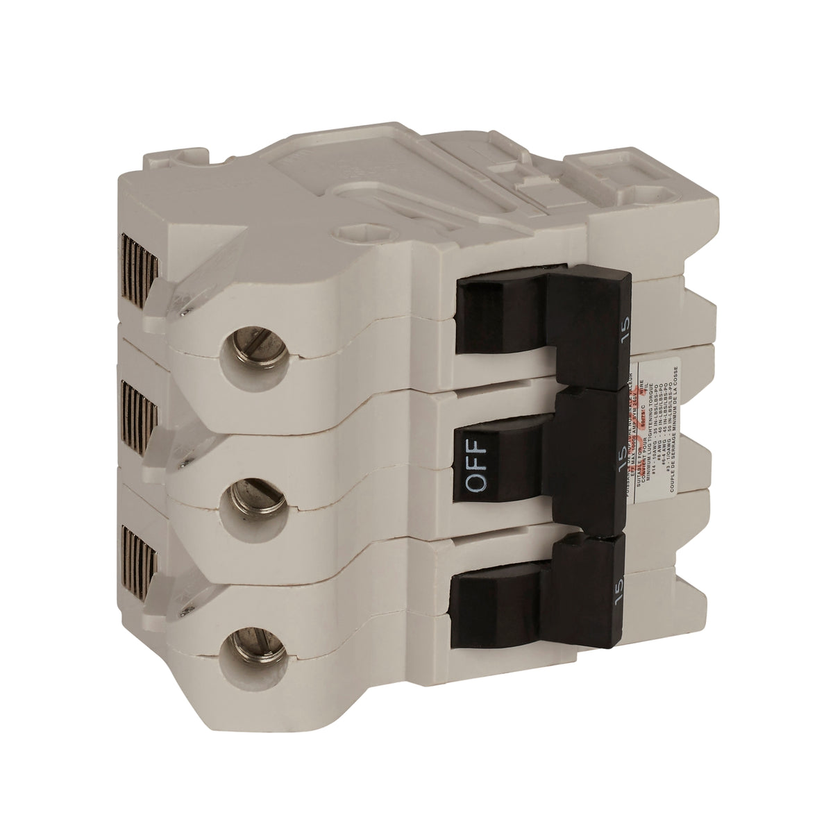 STAB-LOK THICK CIRCUIT BREAKER 20A 3 POLE BOLT ON MOUNT NB TYPE NB3P20 ...