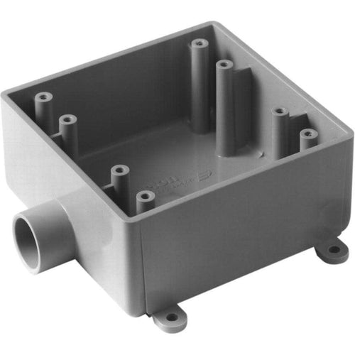 1/2" FS DOUBLE GANG PVC DEVICE BOX – Covalin Electrical Supply